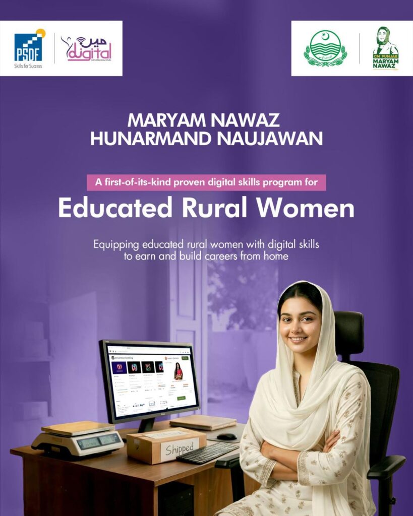 PSDF Mein Digital Program 2026 For Rural Women | Free Training, Desktop ...